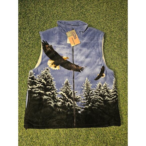 Crest | Jackets & Coats | Trail Crest Vest Mens Xl Blue Bald Eagle ...
